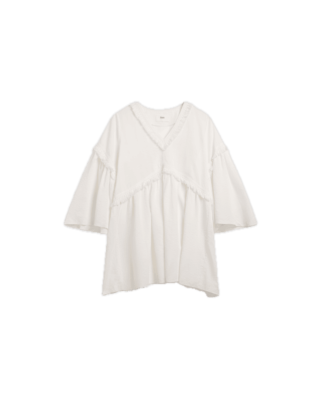 Eden Dress Linen White - Vakre Vene